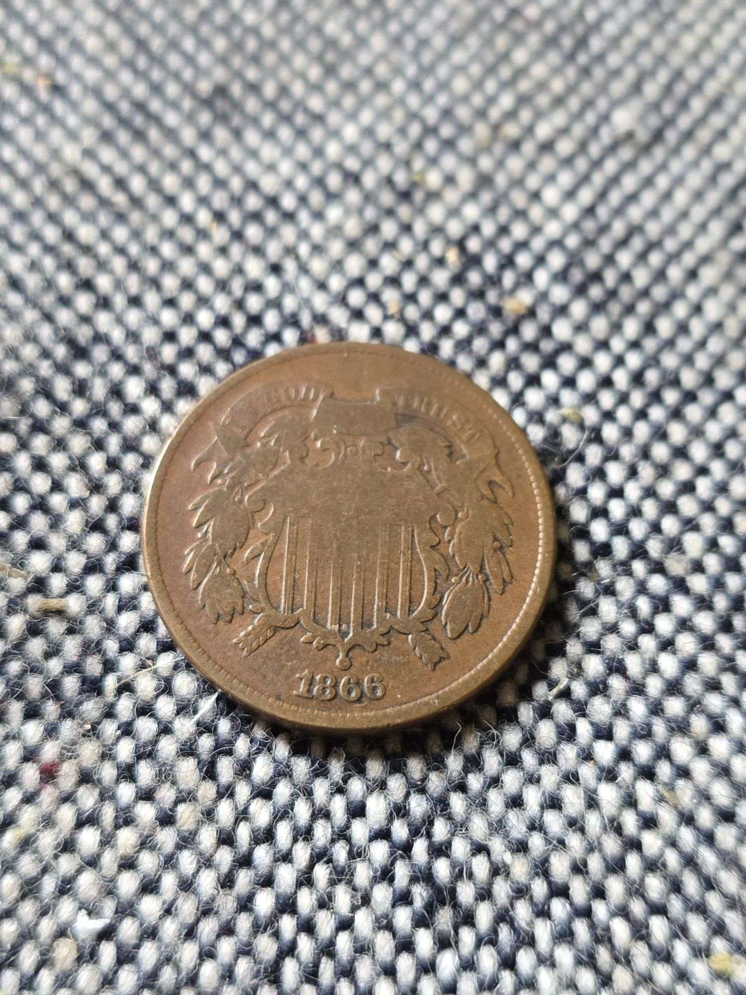 1866 U.S. 2-CENT PIECE - Kaufman Realty & Auctions