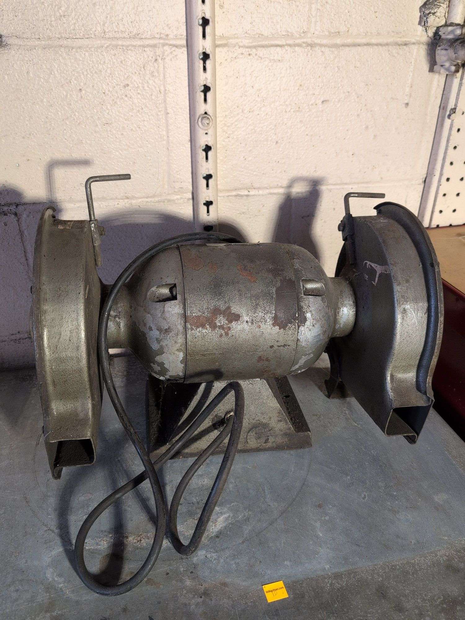 Columbia bench grinding wheel - untested - Kaufman Realty & Auctions