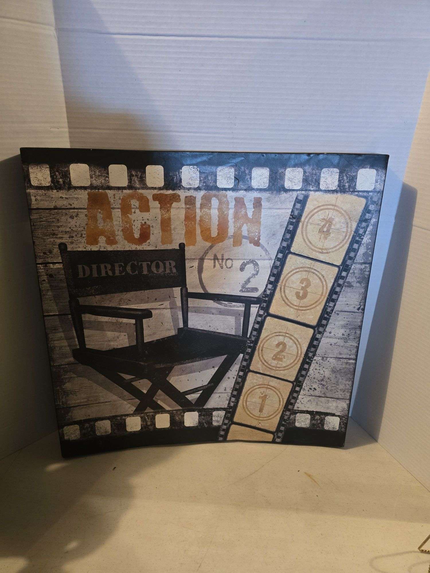 ACTION DIRECTOR NO. 2 METAL SIGN 24" X 24" - Kaufman Realty & Auctions
