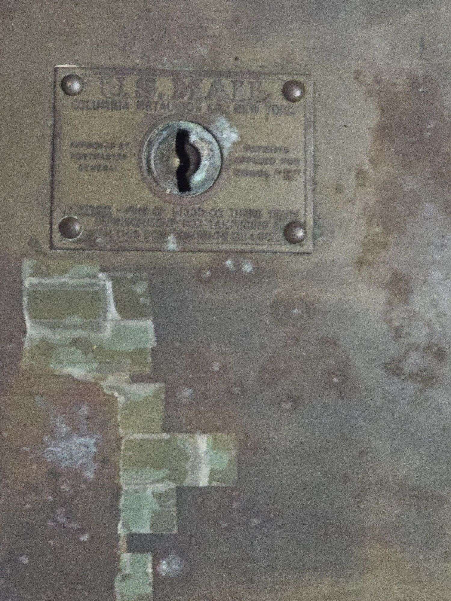 BRASS U.S. MAIL COVER - Kaufman Realty & Auctions