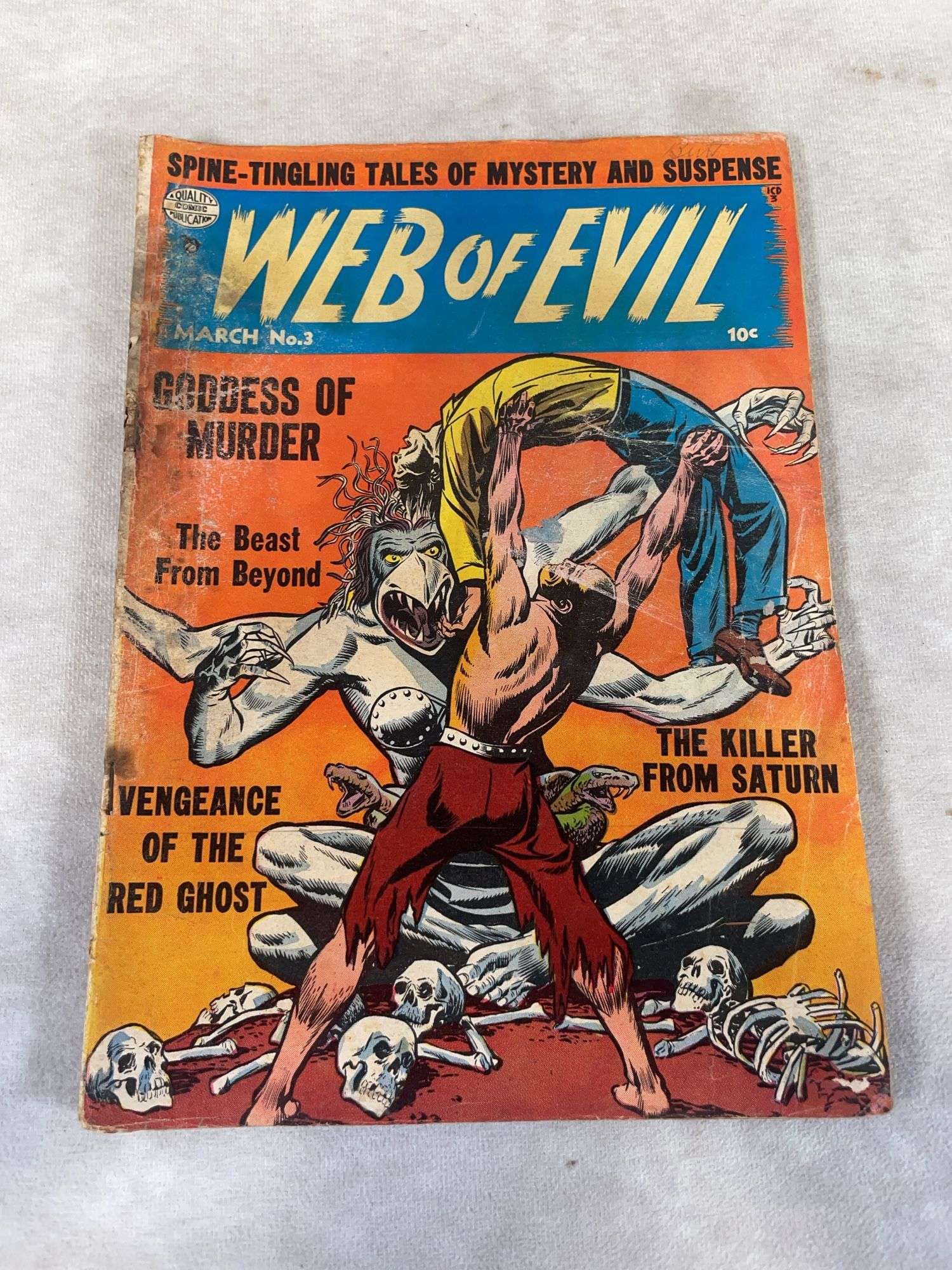 Complete Web of Evil #3 Comic Book - Kaufman Realty & Auctions