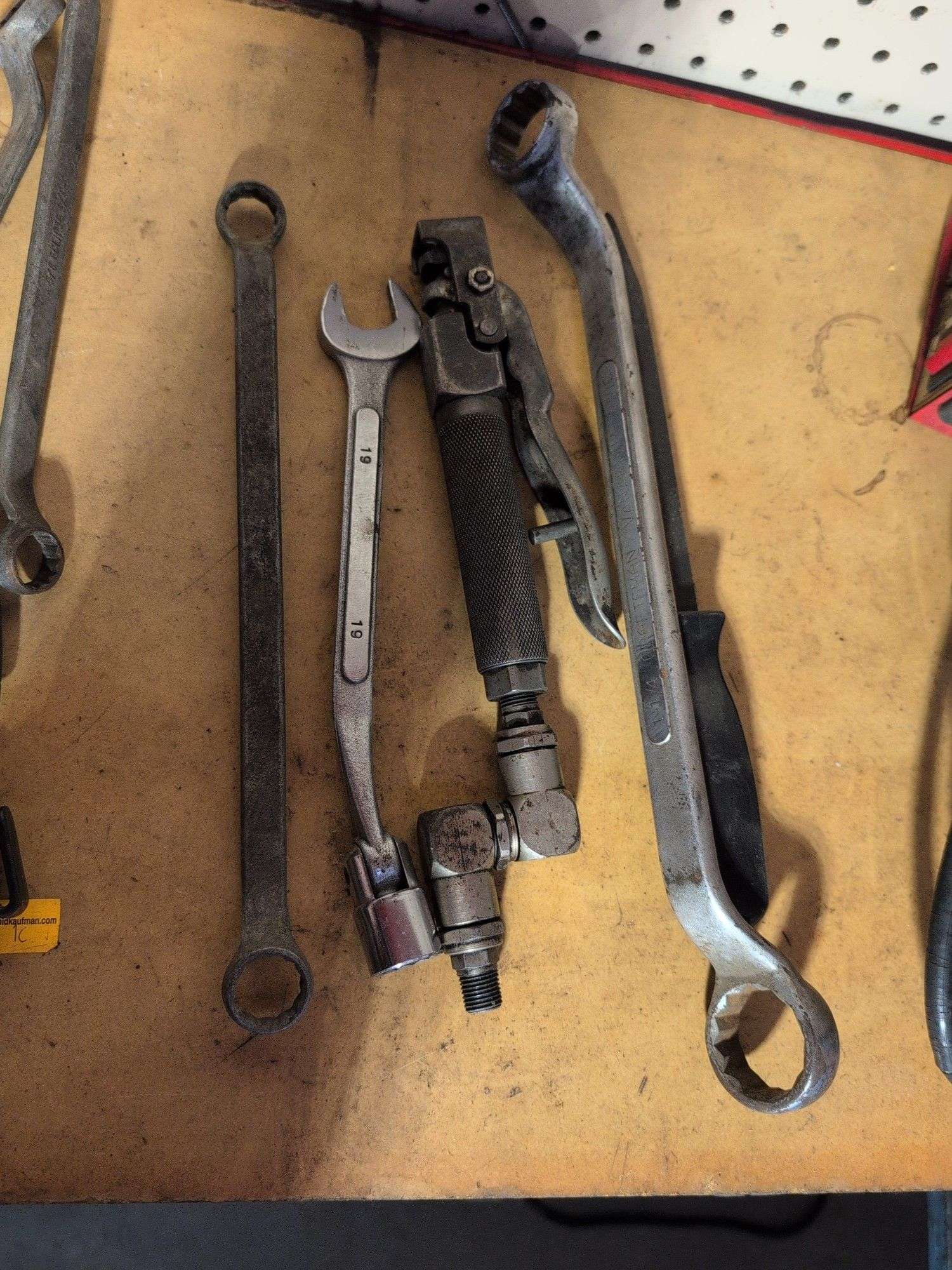 Large assortment of wrenches - Kaufman Realty & Auctions