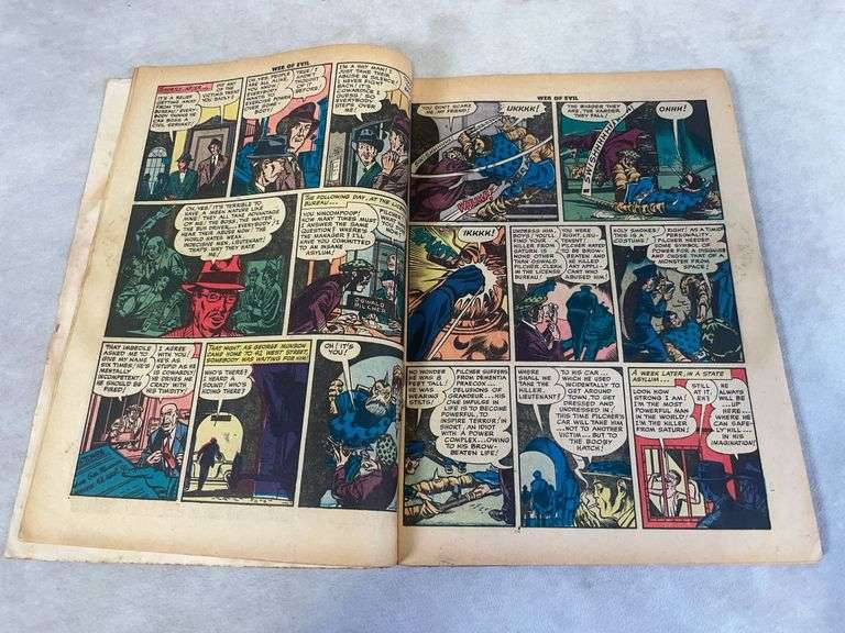 Complete Web of Evil #3 Comic Book - Kaufman Realty & Auctions