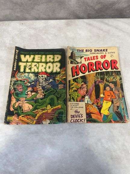 (2) Complete Comic Books - Tales of Horror #3 & Weird Terror #2 ...