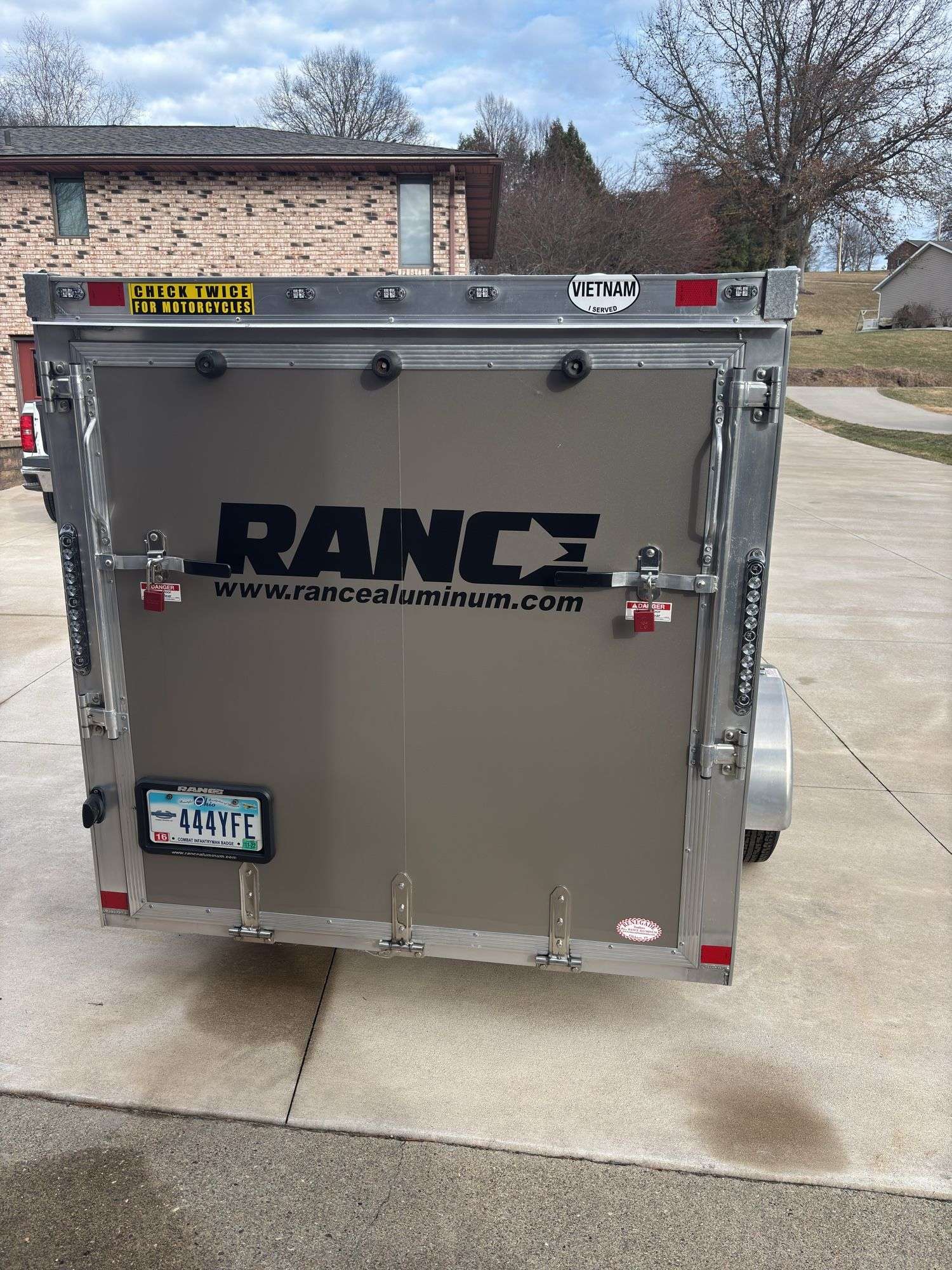 2010 Renegade by Rance Aluminum bumper hitch trailer w/ drop tailgate ...