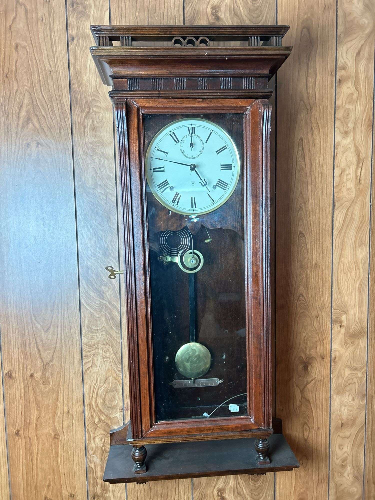 Seth Thomas superior movement cathedral bell wall clock - Circ 1900 ...