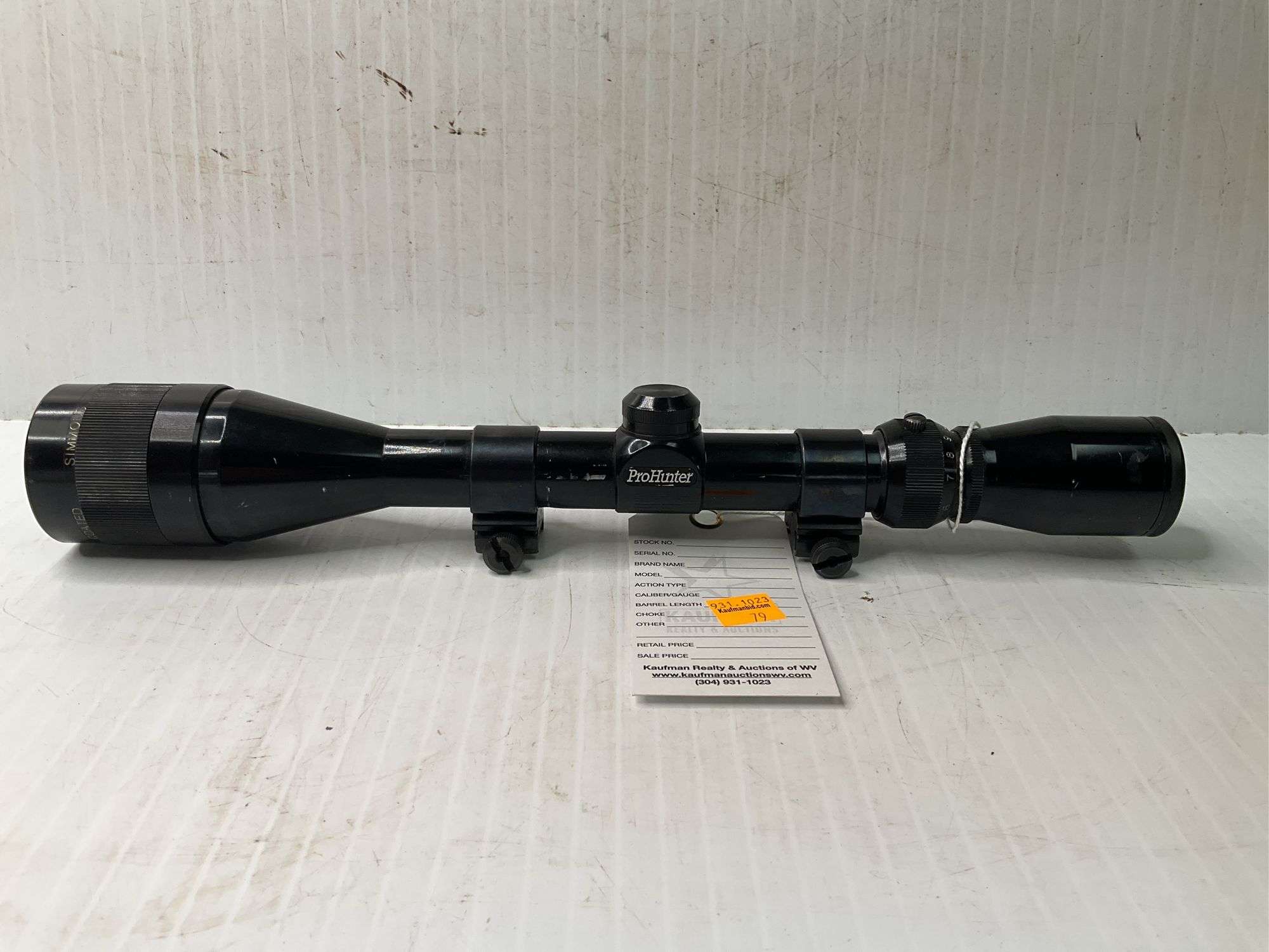Simmons Pro Hunter Rifle Scope - Kaufman Realty & Auctions