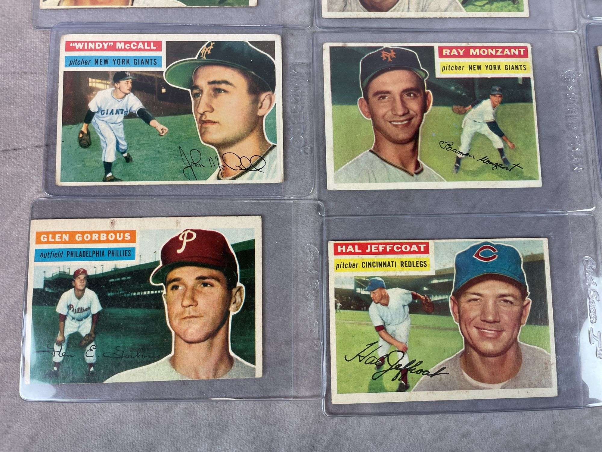 (14) 1956 Topps Baseball Cards - Kaufman Realty & Auctions