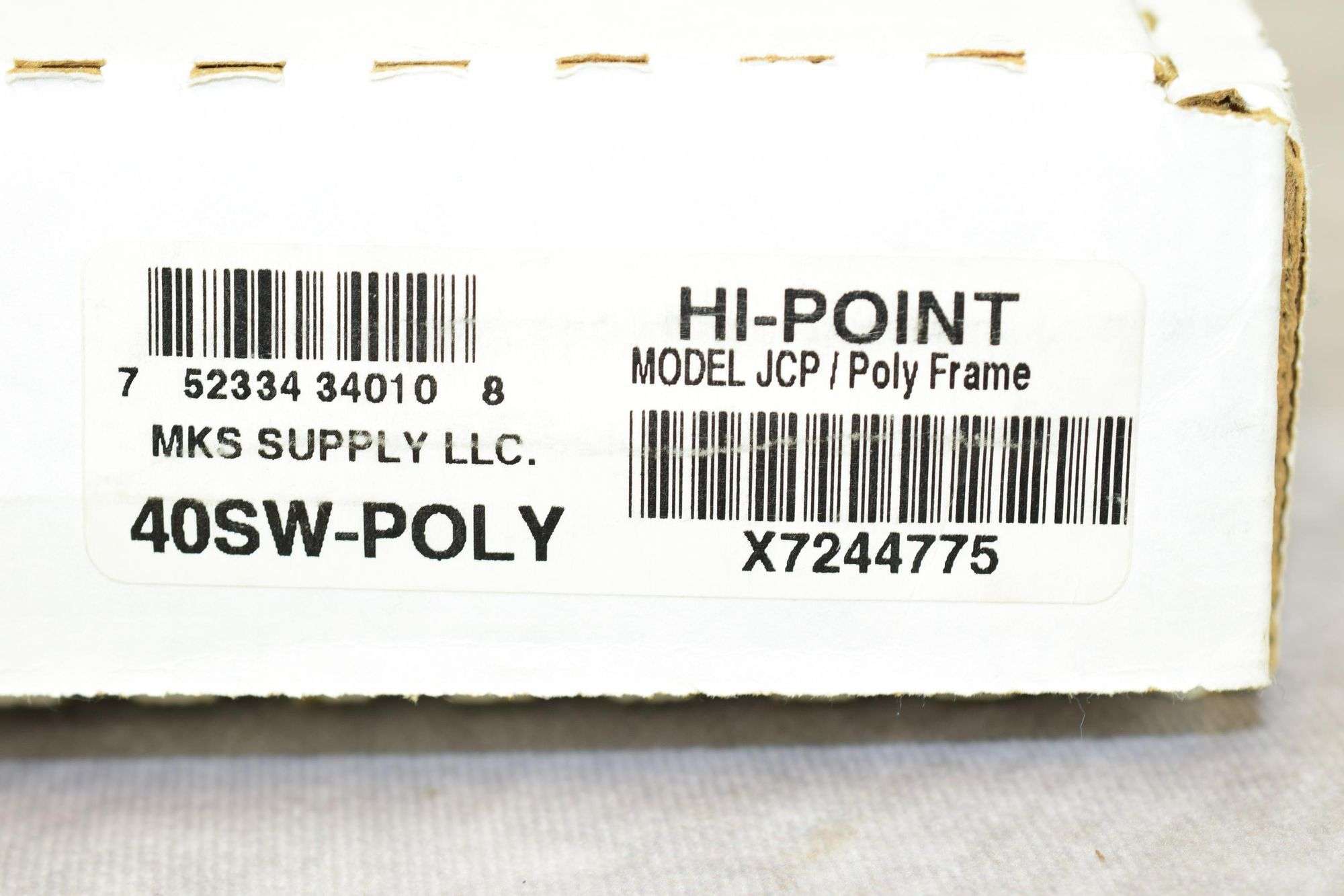 Hi-Point Mod JCP Cal .40 S&W - Kaufman Realty & Auctions