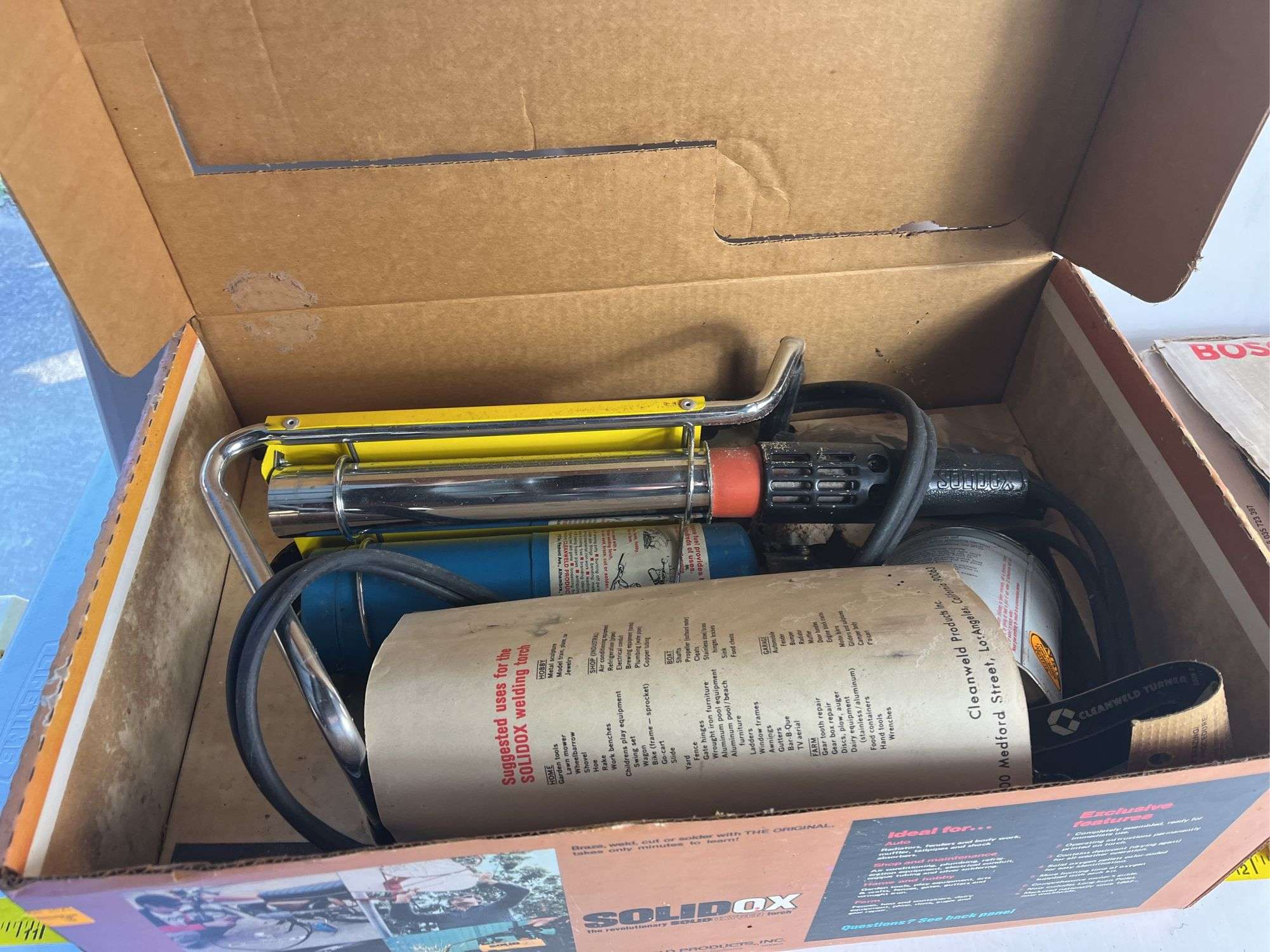 Solid Ox 5000 Braze Weld Outfit and Bosch 1/2” Hammer Drill - Kaufman ...