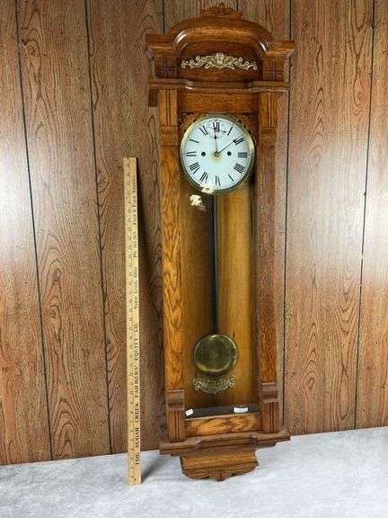New Haven Columbia model 30-day oakwood wall clock - Circ 1880 ...