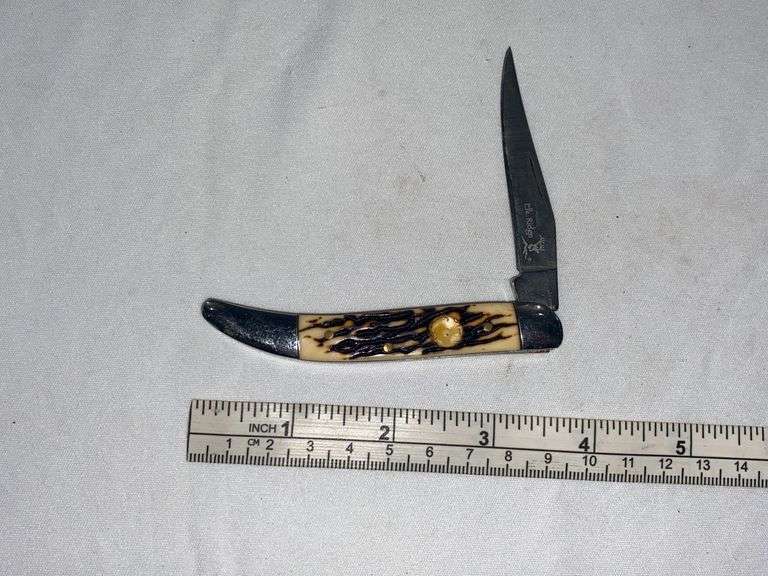 Elk ridge knife,440 custom design - Kaufman Realty & Auctions