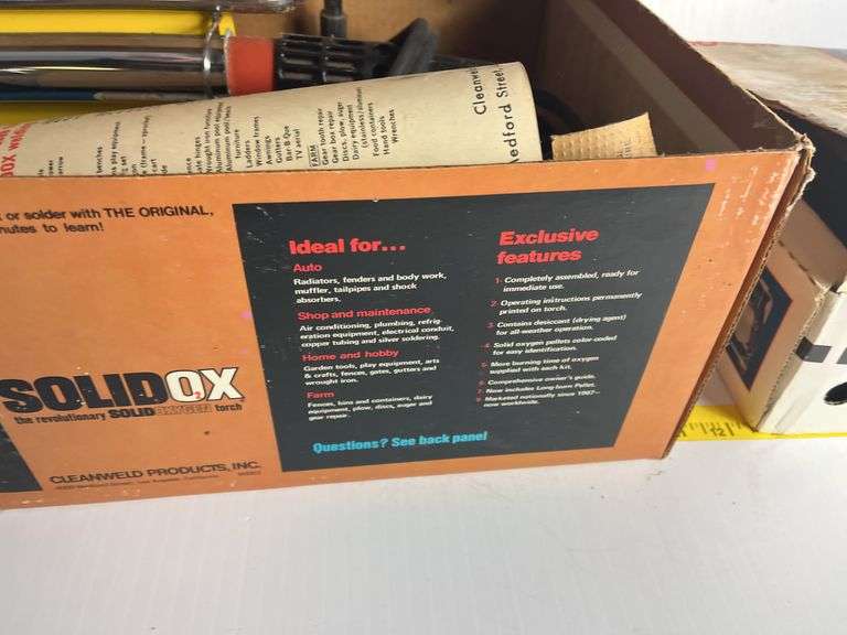 Solid Ox 5000 Braze Weld Outfit and Bosch 1/2” Hammer Drill - Kaufman ...
