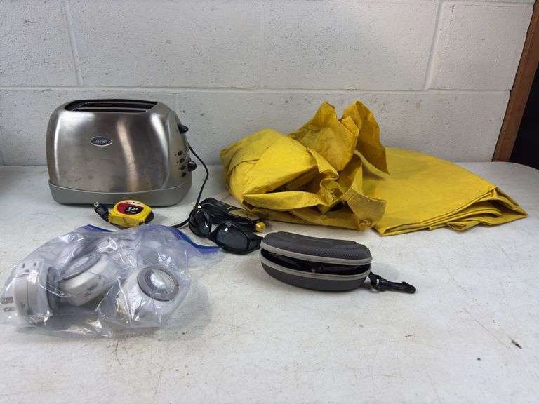 Rain suit / Toaster / Motorcycle Goggles / Timers / Oster Toaster ...