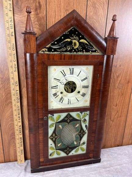 Seth Thomas early steeple 30-hr rosewood mantel clock - Circ 1862 ...