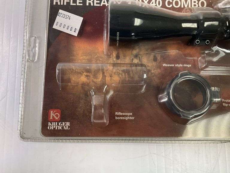 Kruger Optical Rifle Ready Scope - Kaufman Realty & Auctions