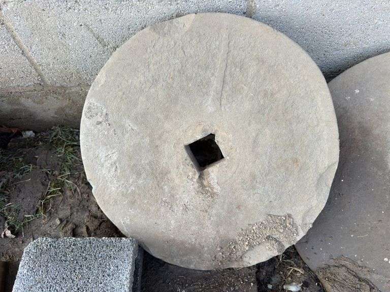 GRINDING STONE 18” - Kaufman Realty & Auctions