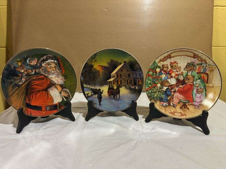 AVON CHRISTMAS PLATE COLLECTION 1987, 1988, 1989 - Kaufman Realty ...