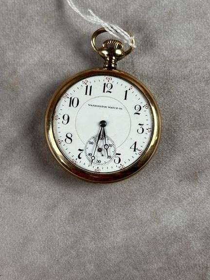 Washington watch co. Pocket watch senate model - 17 jewels 10 yr. case ...