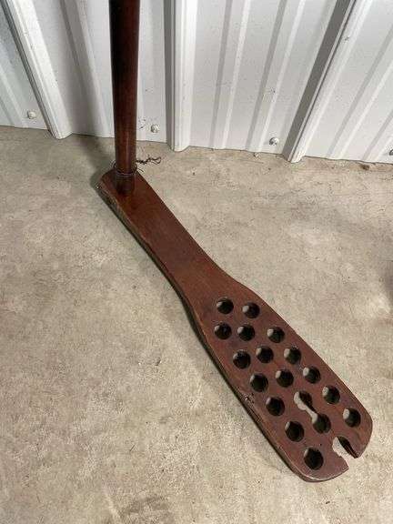 VINTAGE APPLE BUTTER WOODEN STIRER / PADDLE - Kaufman Realty & Auctions