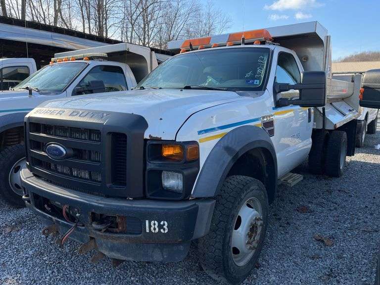 2008 Ford F550 1 Ton Dump Truck 4x4 Vin# 1FDAF57R58EC59629 - Kaufman ...
