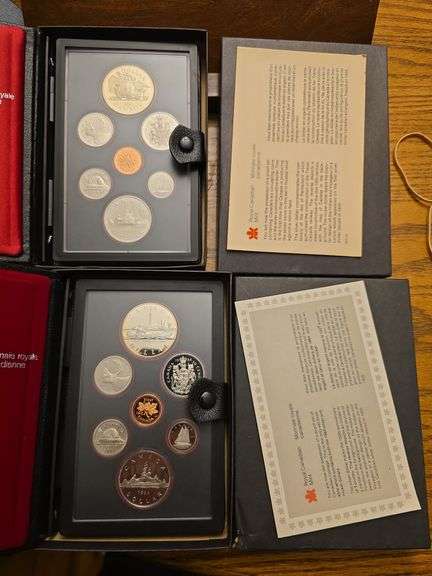 1981,1984 CANADIAN PROOF SETS - Kaufman Realty & Auctions