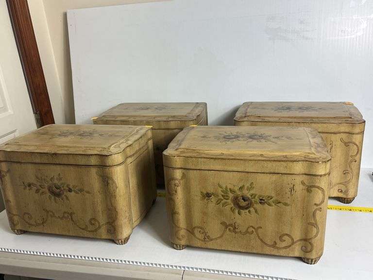 Ethan Allen Decorative Storage Boxes - Kaufman Realty & Auctions