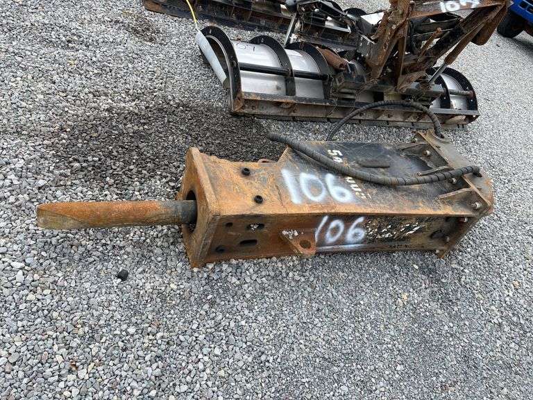 2015 Allied HR390 Hydraulic Hammer Ser# 01454 - Kaufman Realty & Auctions