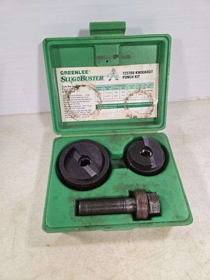 Greenlee 7237BB knockout punch kit - Kaufman Realty & Auctions