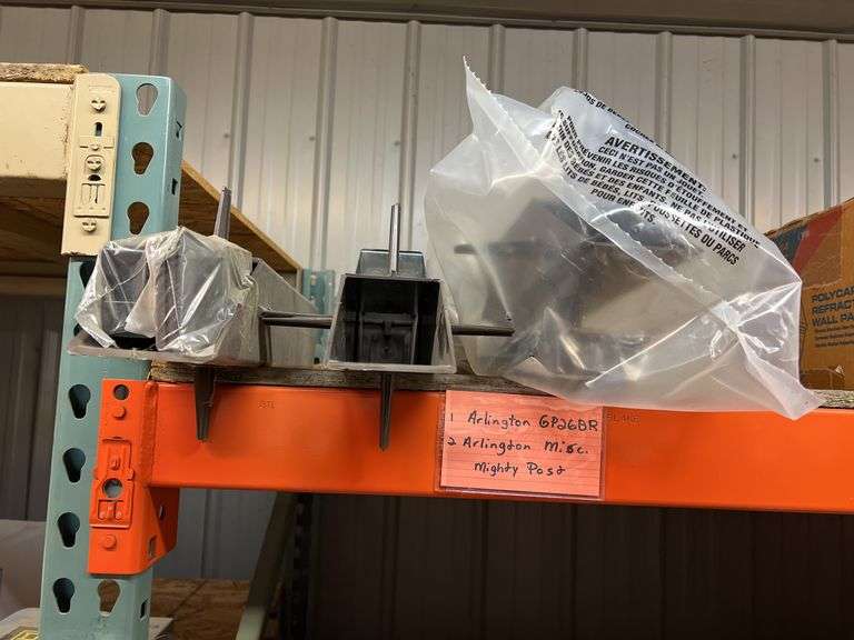 (3) Arlington mighty posts - Kaufman Realty & Auctions