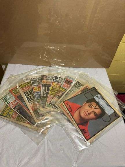 VINTAGE MINT CONDITION TABLOID PAPERS - Kaufman Realty & Auctions
