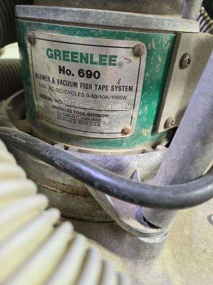 Greenlee 690 fishing system - Kaufman Realty & Auctions