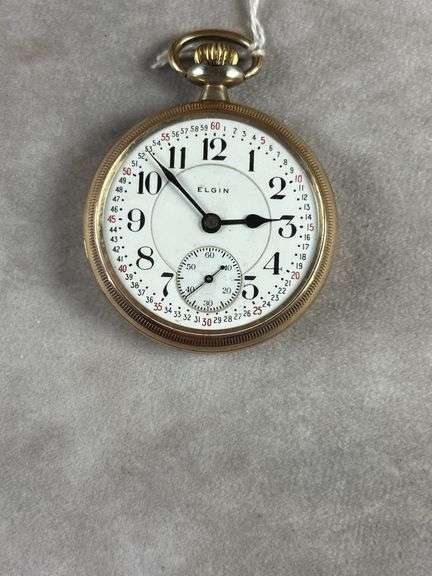 Elgin Father Time pocket watch - 21 jewels five positions - double ...