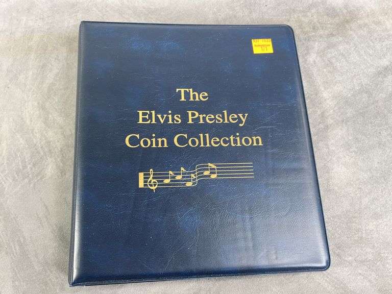 Elvis Presley Coin Collection Book - Kaufman Realty & Auctions