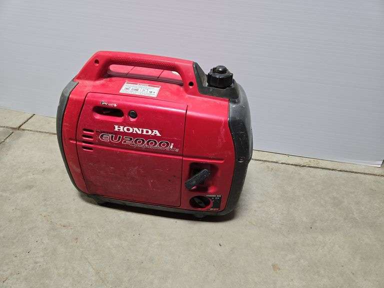 Honda 2000 generator - Kaufman Realty & Auctions