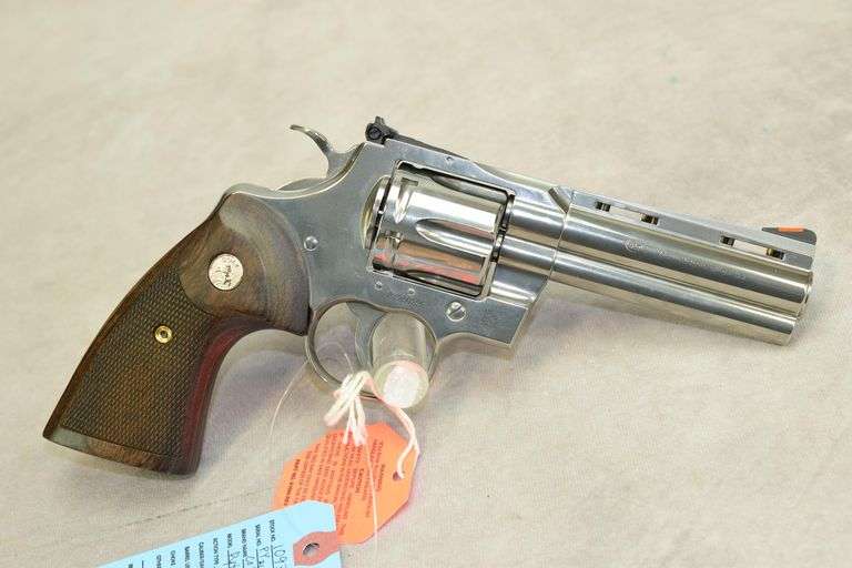 Colt Python Cal .357 Mag 4.25'' Barrel - Kaufman Realty & Auctions