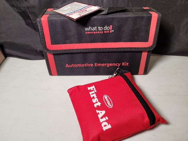 AUTOMOTIVE EMERGENCY KIT & FIRST AID KIT - Kaufman Realty & Auctions