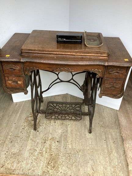 Vintage Minnesota Treadle Sewing Machine - Kaufman Realty & Auctions