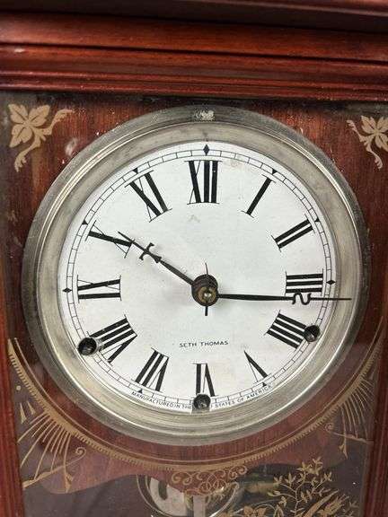 Seth Thomas Atlas Quarter-Hour mantel clock - Circ 1880 - no key ...