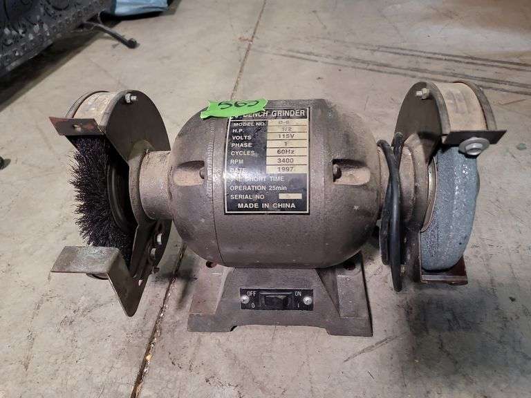 6” BENCH GRINDER - Kaufman Realty & Auctions