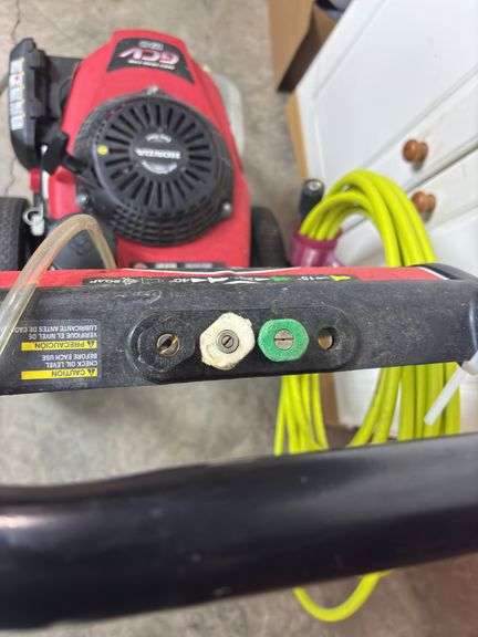 Simpson 3000 psi Pressure Washer w/ Honda Motor - Kaufman Realty & Auctions