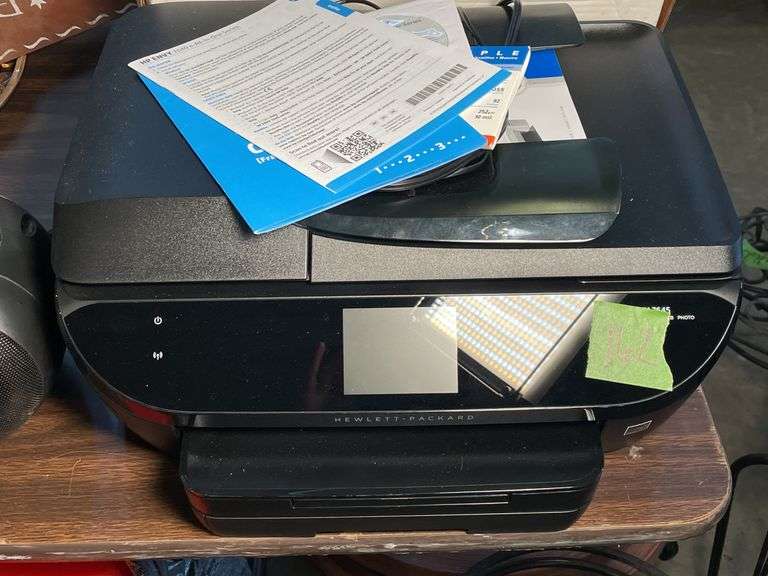HP ENVY 7640 ALL IN ONE PRINTER- untested - Kaufman Realty & Auctions