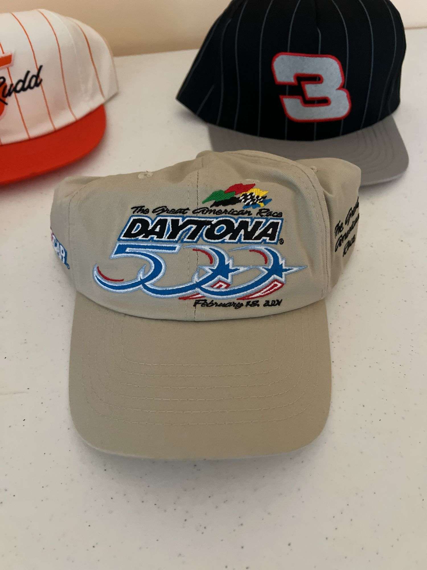 (4) Nascar hats- includes Daytona 400, 500 & Ricky Rudd - Kaufman ...