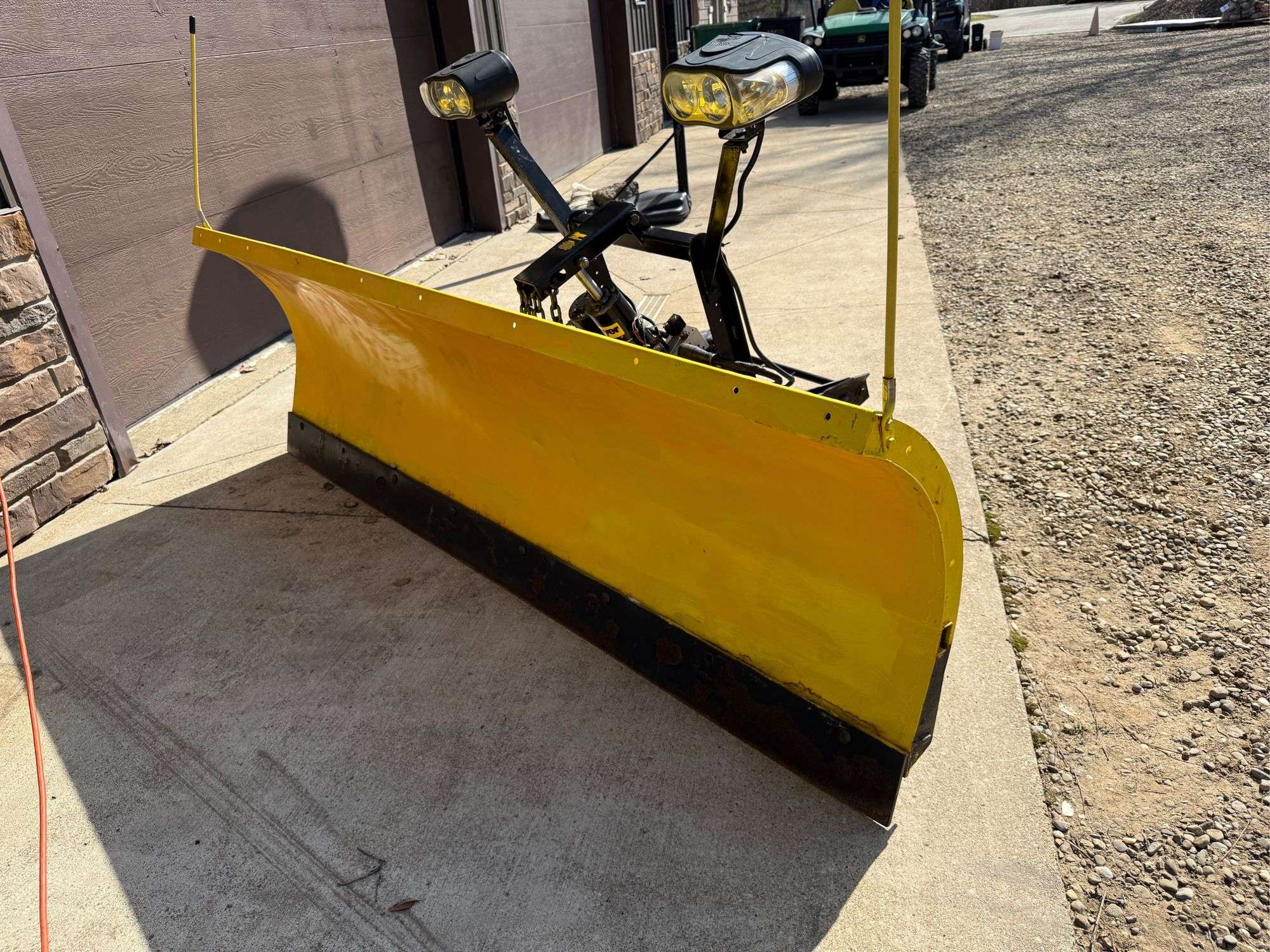 Meyer model LP-8 snow plow attachment - Kaufman Realty & Auctions