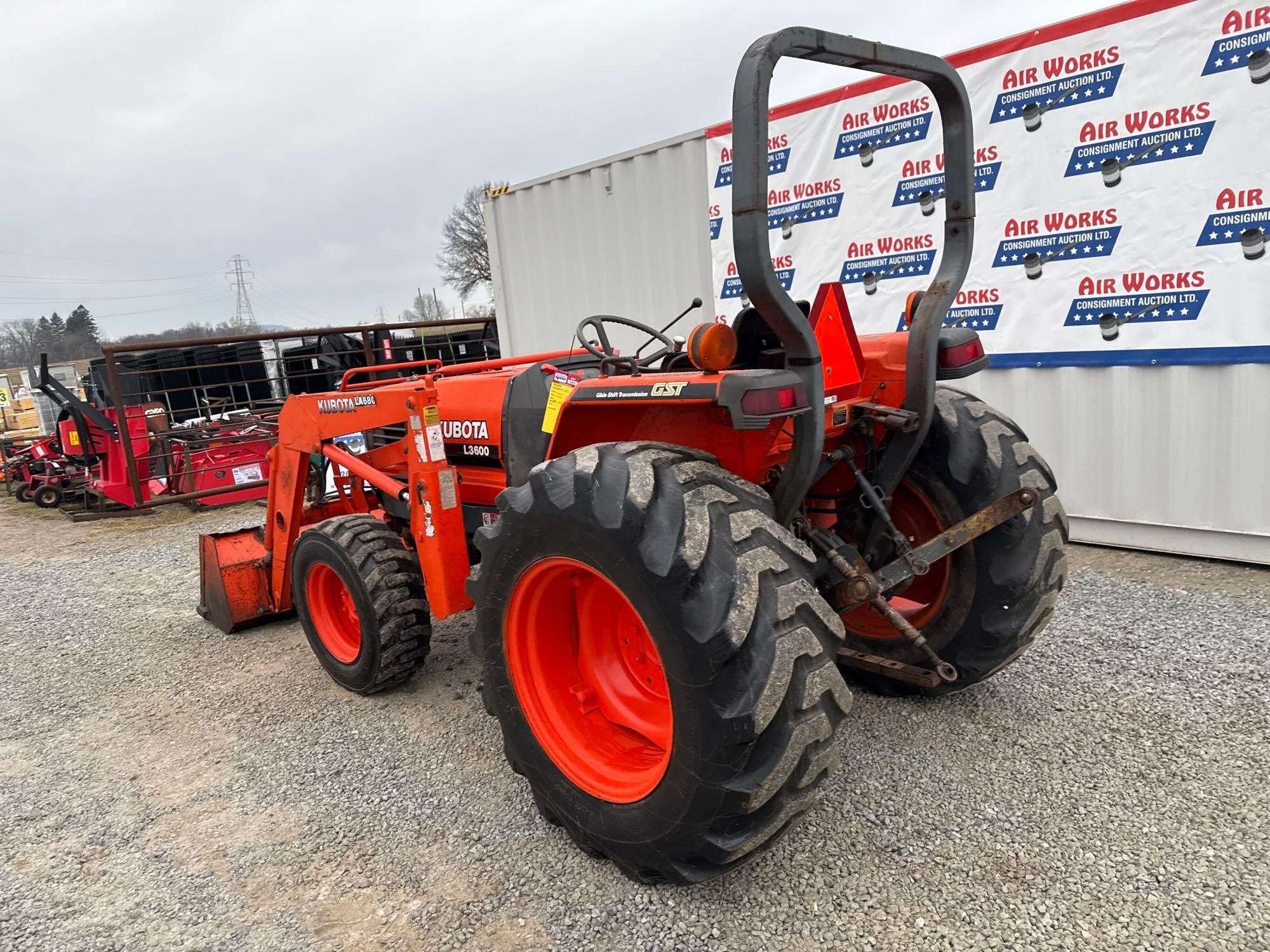 (Inv.42418) Kubota L3600 Tractor, 2031 hrs., Bucket included Good ...