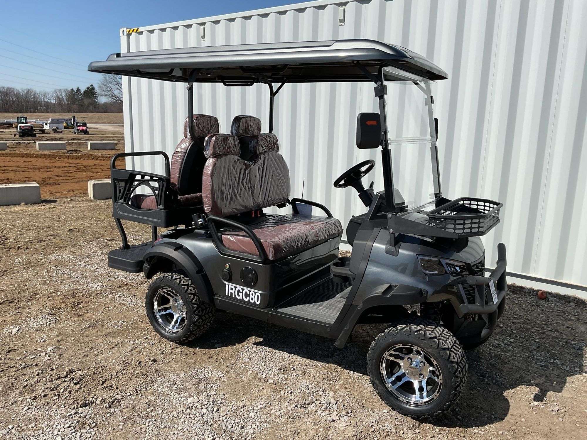 New Unused 2025 IR Model IRGC80 Electric Golf Cart, 60 Volt, 12" Off ...