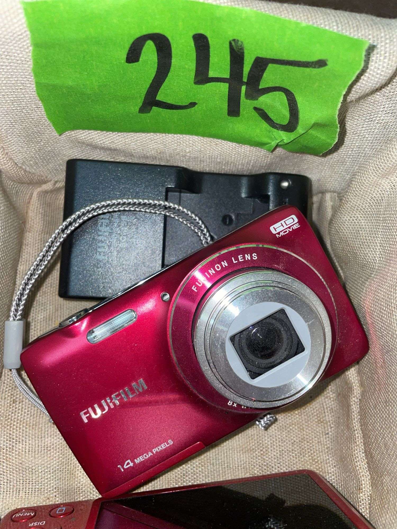 ASSORTED CAMERAS-CANNON 18X OPTICAL ZOOM, FUJIFILM & CANNON POWERSHOT ...