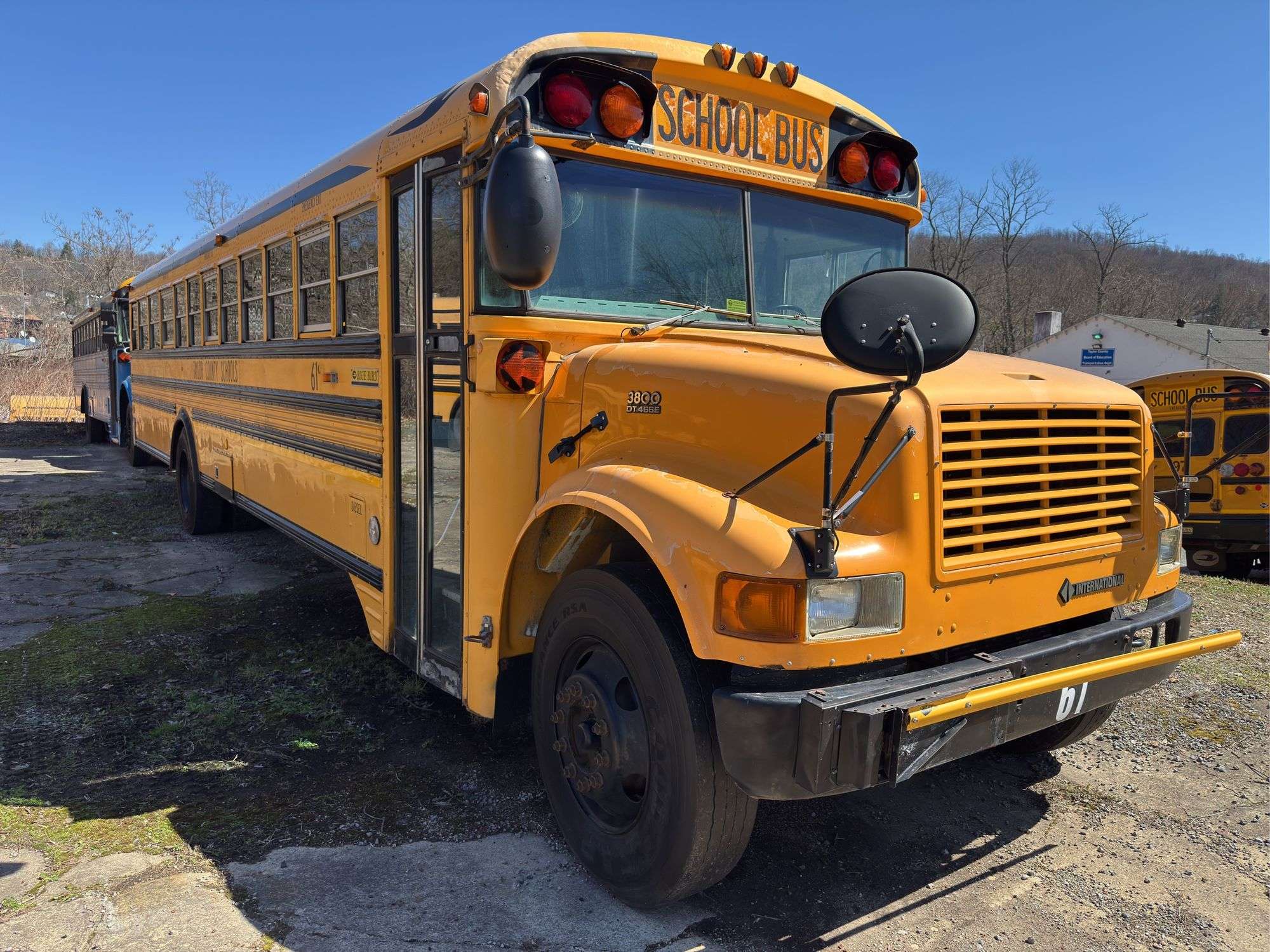 2002 International Blue Bird 3800 DT 466E Bus - Kaufman Realty & Auctions