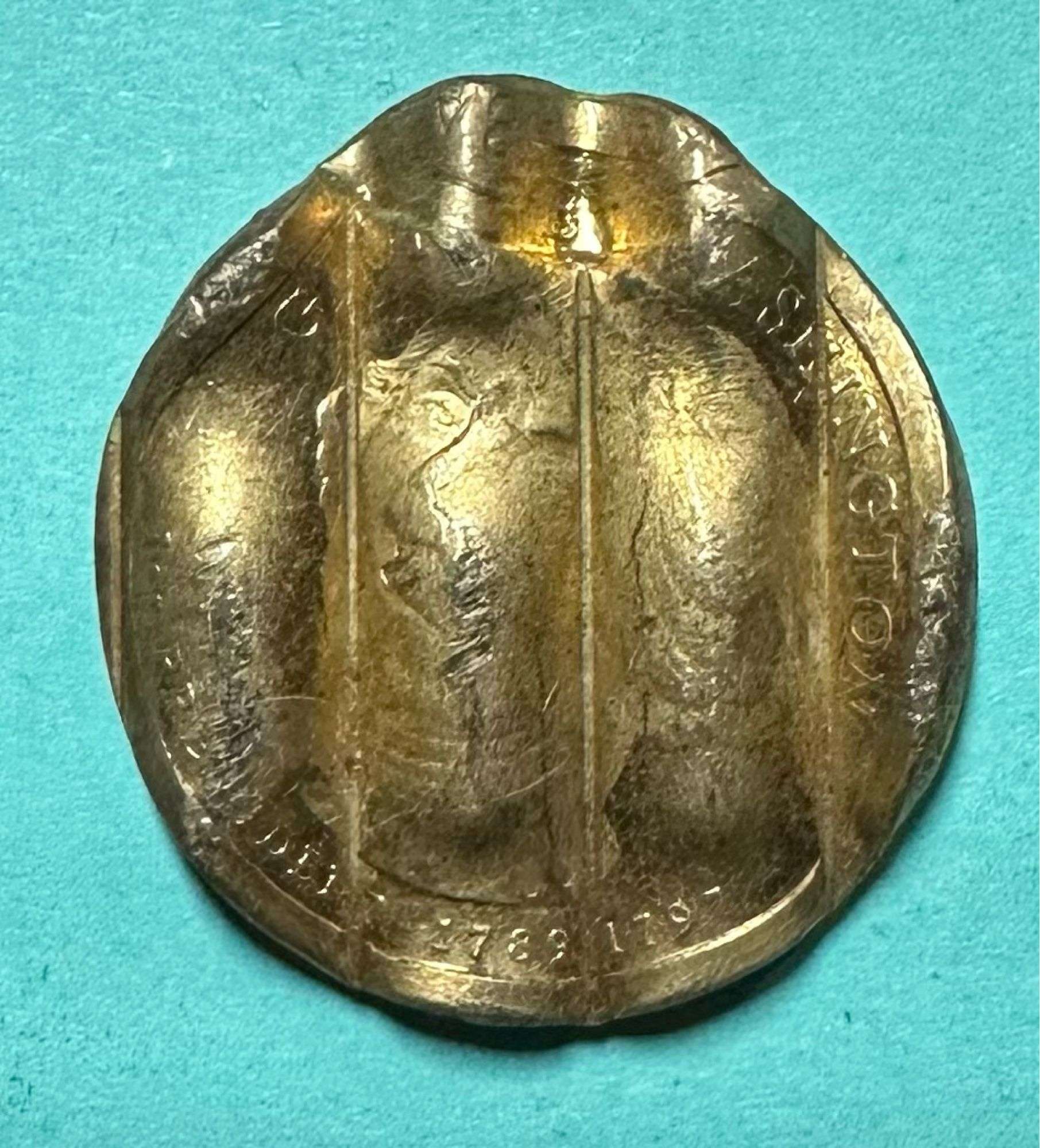 2007-S George Washington Waffle Dollar Coin - Kaufman Realty & Auctions