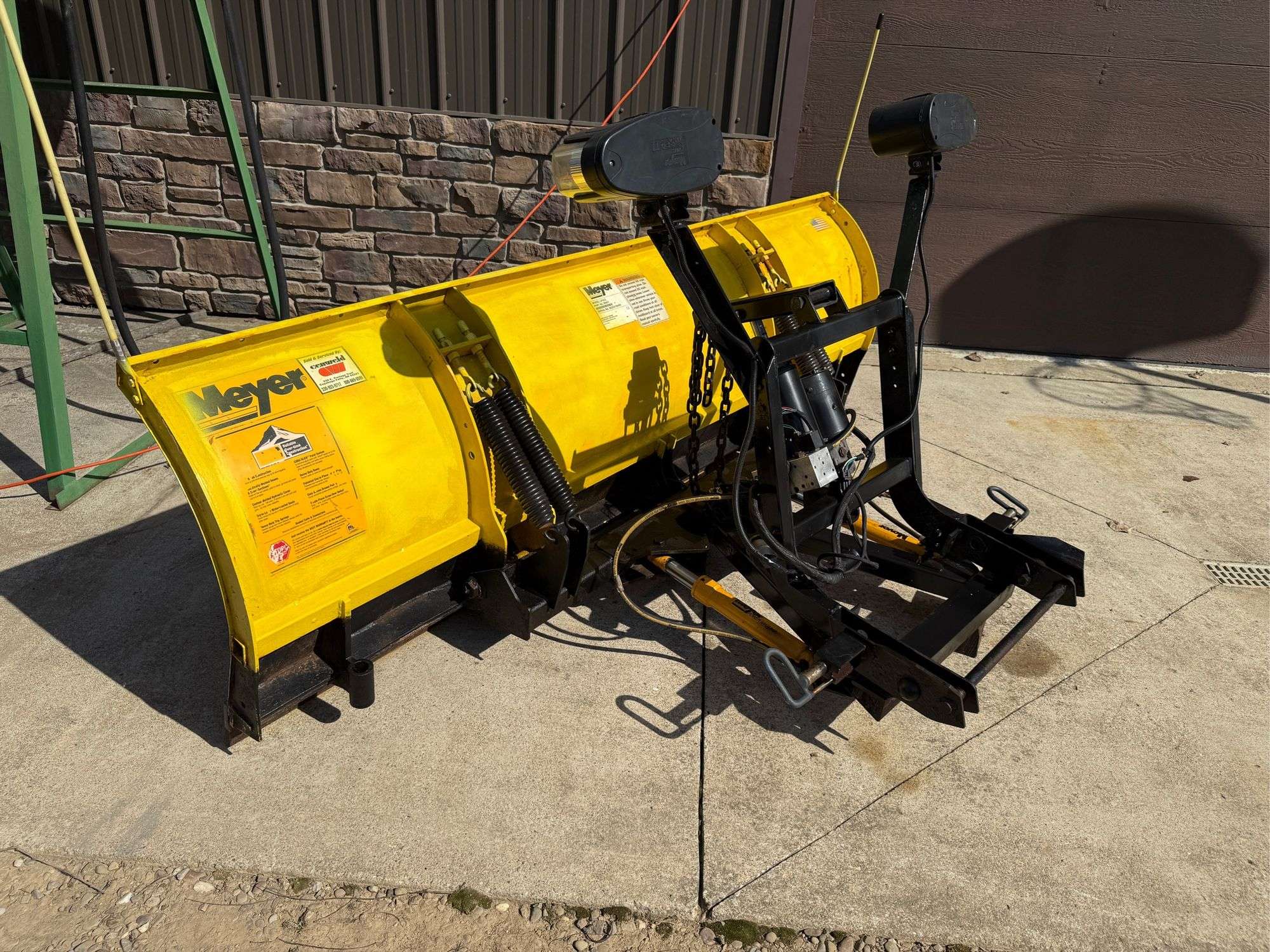 Meyer model LP-8 snow plow attachment - Kaufman Realty & Auctions